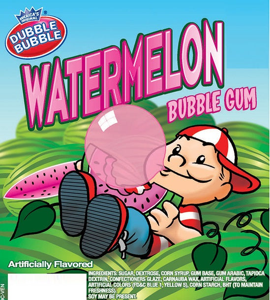 Dubble Bubble Watermelon Gumballs 1"/850 Count – Gumball.com