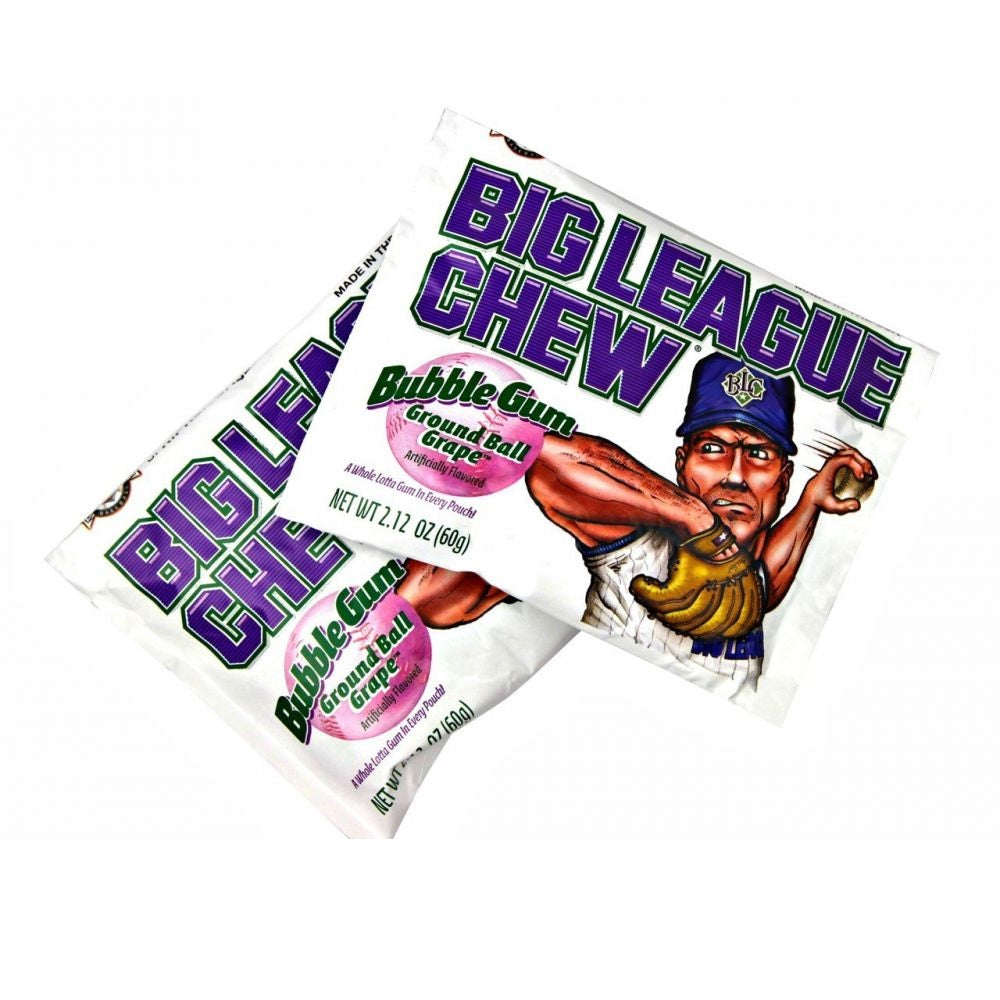 Big League Chew® Grape Bubble Gum - 1 Case | Gumball.com