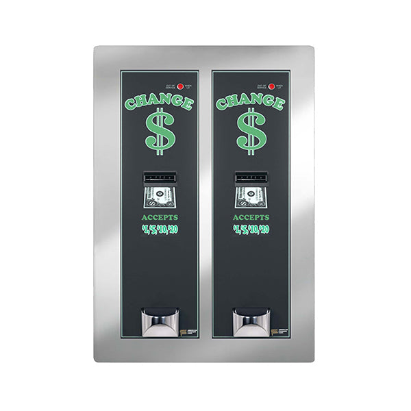 AC2221 Dual Rear Load Bill-to-Coin Change Machine | Gumball.com