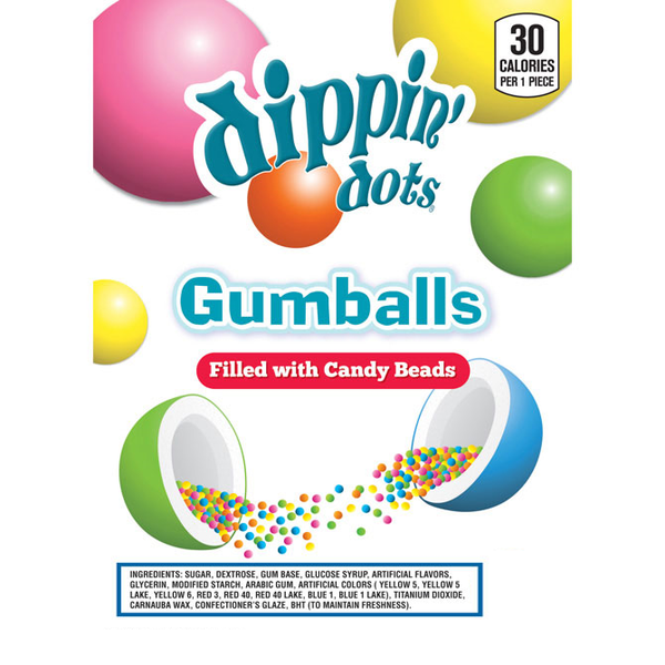 Dippin’ Dots® Filled Gumballs (1"/ 900 Count) | Gumball.com