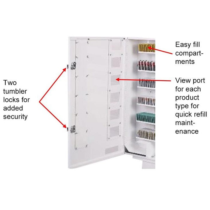 Li'l Medic - Health Aid 4 Column Medicine Vending Machine | Gumball.com