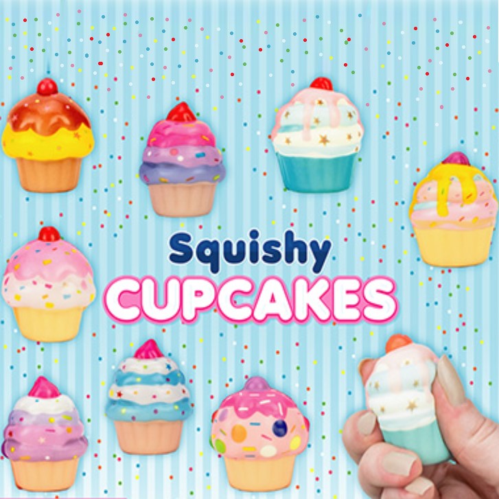 Squishy Cupcake Toys in 2" Capsules – Gumball.com